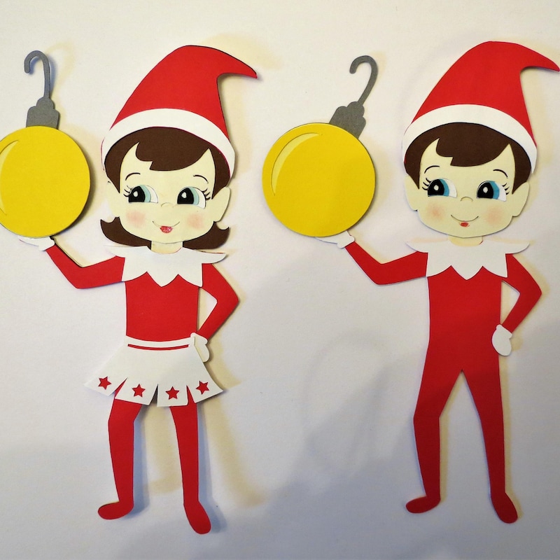 Elf Cut Outs With Photos - Etsy