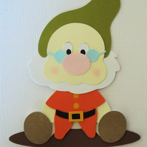 Snow White Seven Dwarfs ONE Pc Dopey Grumpy Bashful Paper Piecing Die ...