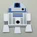 Star Wars Inspired R2-D2 Robot Paper Die Cut Paper Doll Scrapbook ...