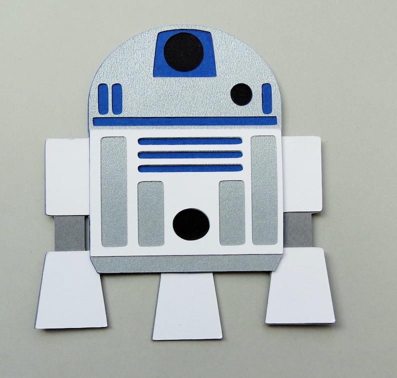Star Wars Inspired R2-D2 Robot Paper Die Cut Paper Doll | Etsy