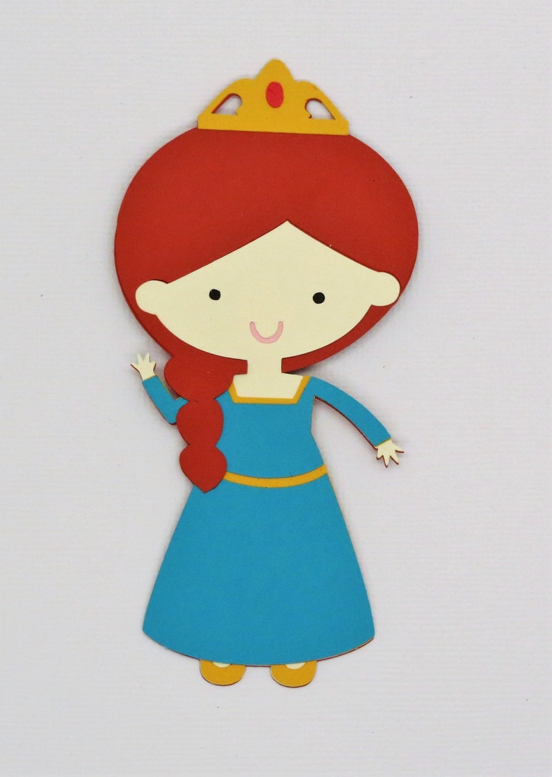 Princess #2 Rapunzel Tiana Frog Prince Ariel Mermaid Red Hood Paper ...