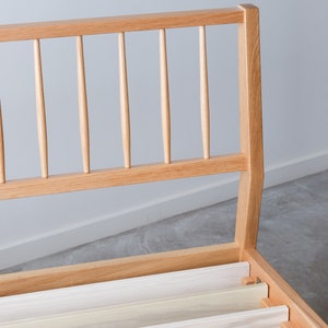 Windsor Bed Slanted Headboard Available in Other Woods - Etsy