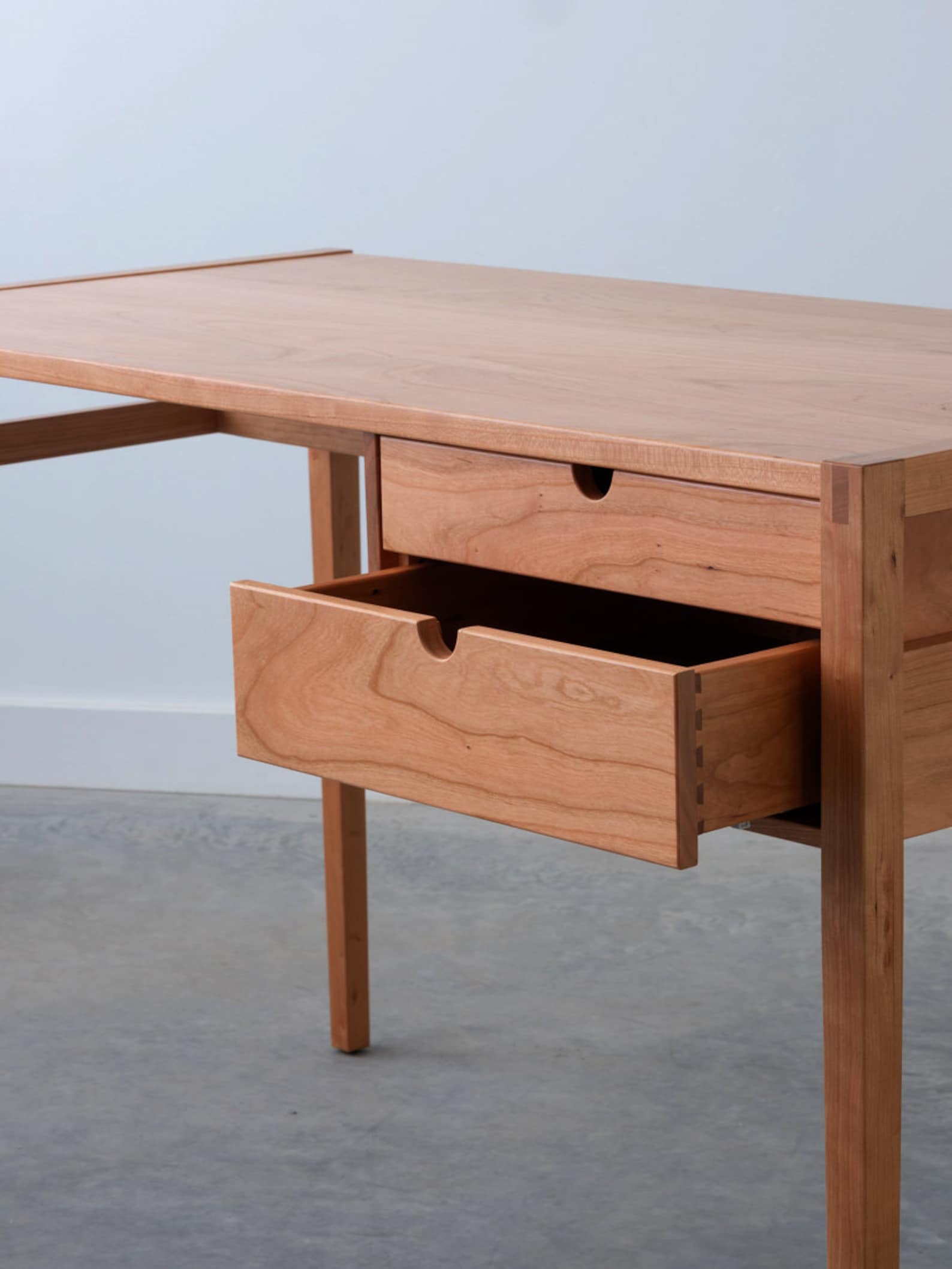 Garfield Desk - Solid Wood - Two Drawers - Etsy