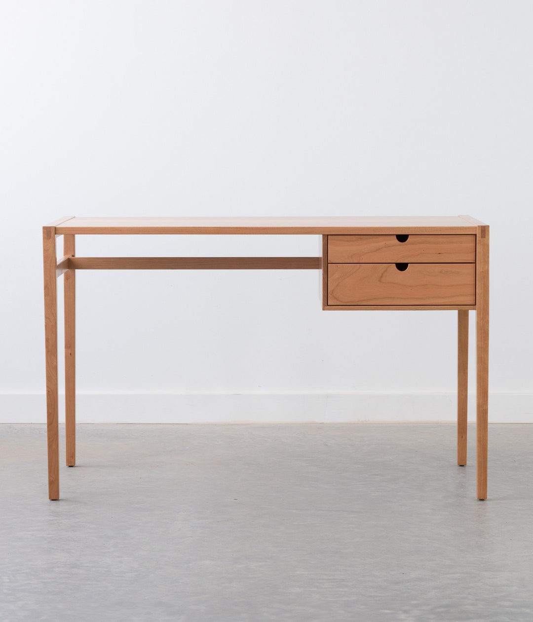 Garfield Desk - Solid Wood - Two Drawers - Etsy