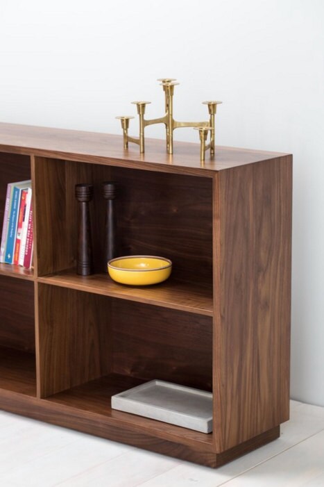 Douglas Bookcase Solid Walnut Bookcase Available in Other - Etsy