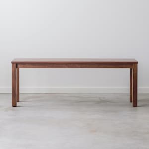 Parsons Bench - Solid Wood - Customizable - Etsy