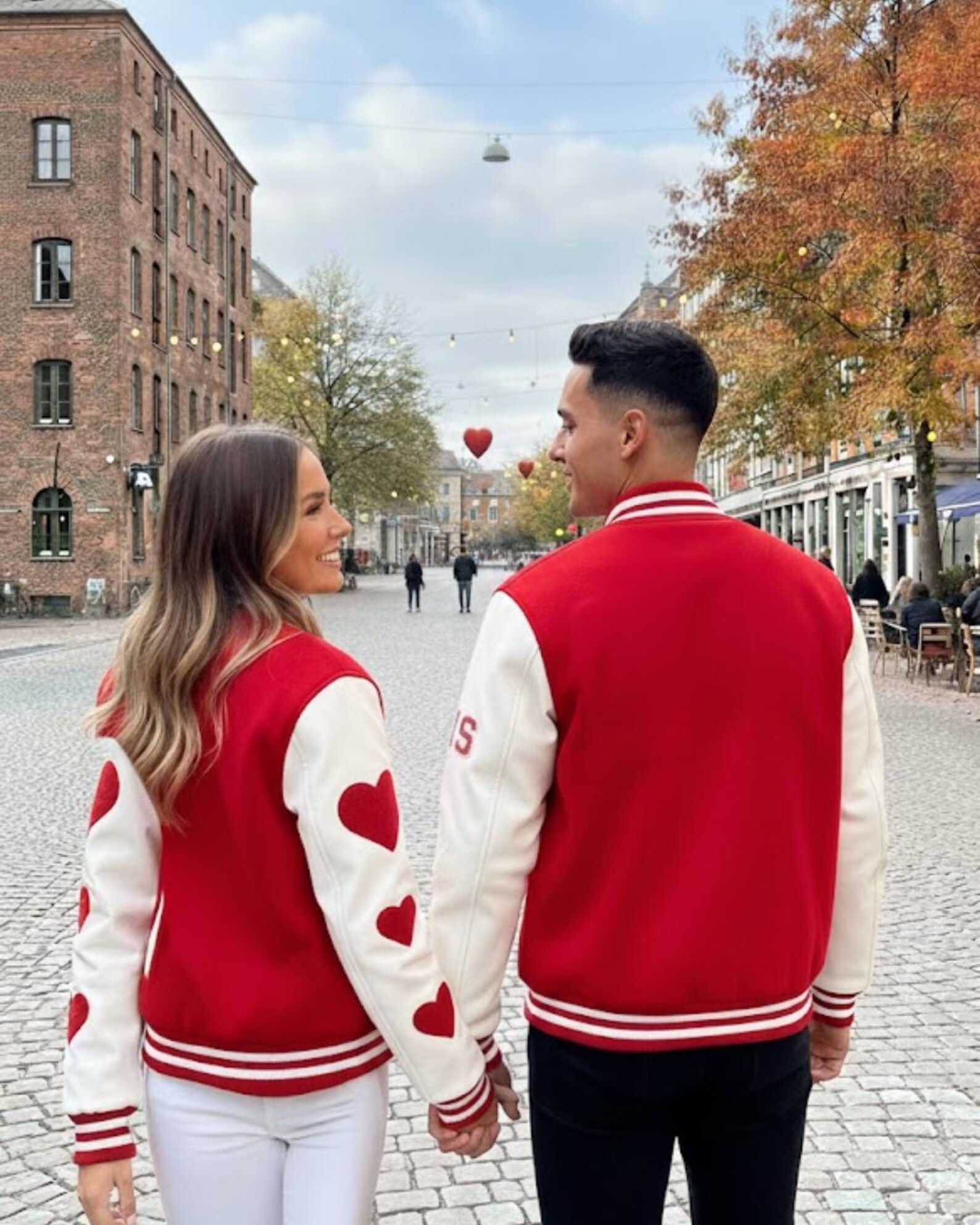 Matching Couple Varsity Jackets – His Hers Letterman Jacket, Streetwear ...