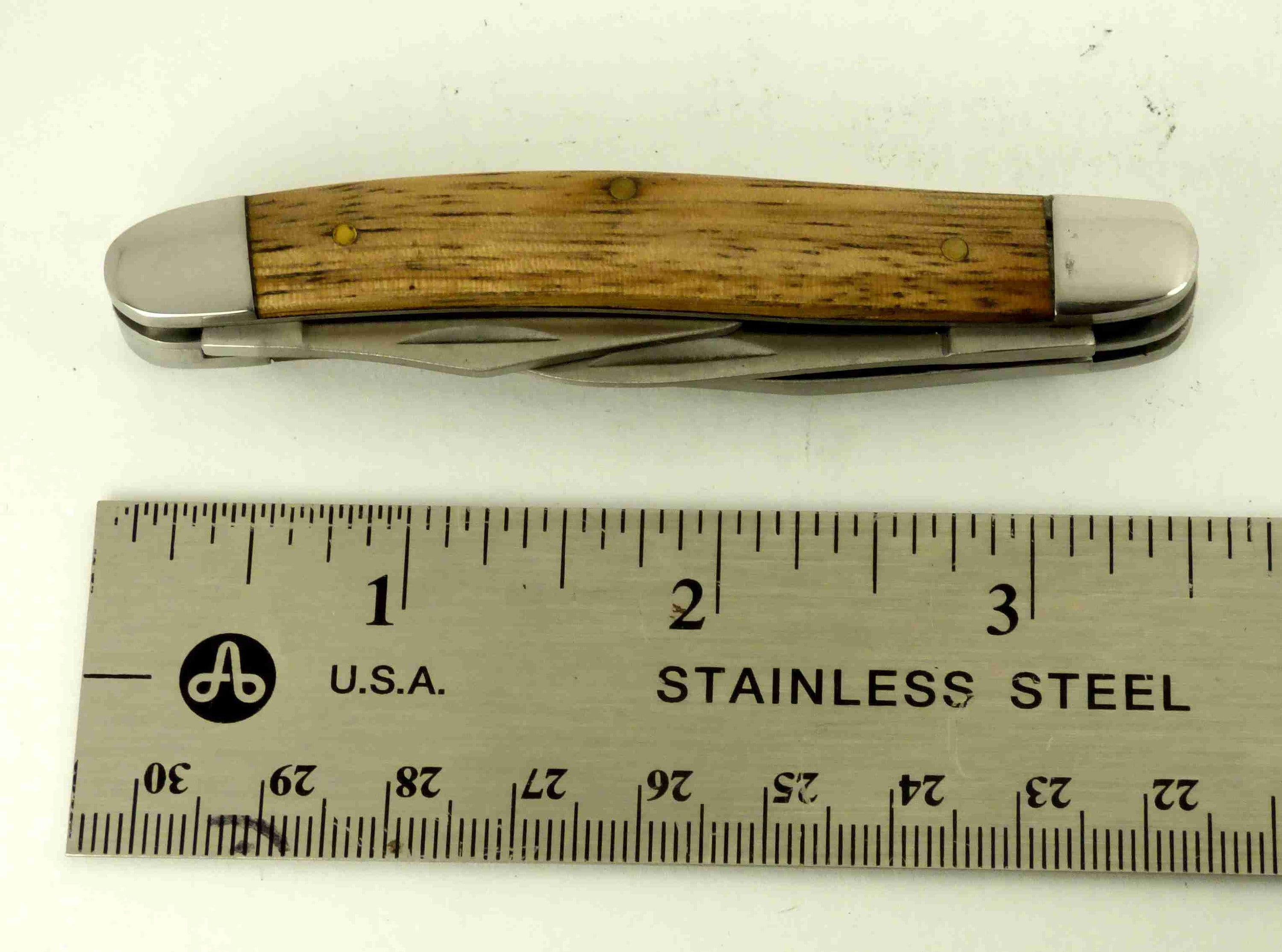 Rough Rider Stockman Knife With Hand Cut Sterling Silver Bear Inlay - Etsy
