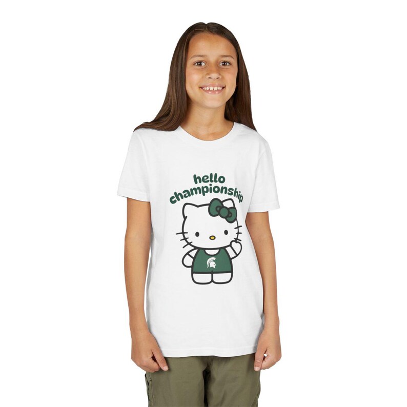 Hello Championship Hello Kitty Youth Tee: Sports Team T-shirt - Etsy