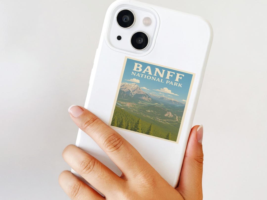 Banff National Park Sticker: Vintage Canada Travel Decal - Etsy