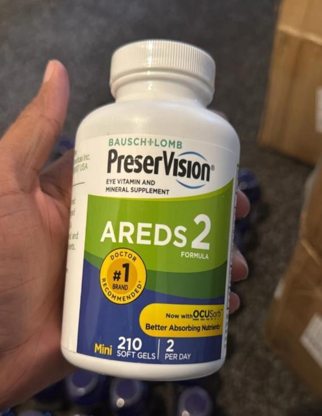Preservision Areds 2 210 Caps Softgels Bauch + Lomb Hand Made - Etsy ...