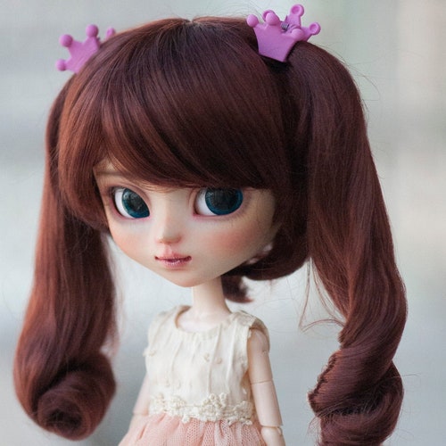 BJD Wig Twintails Black for Smart Doll SD Dollfie Dream 8-9 - Etsy