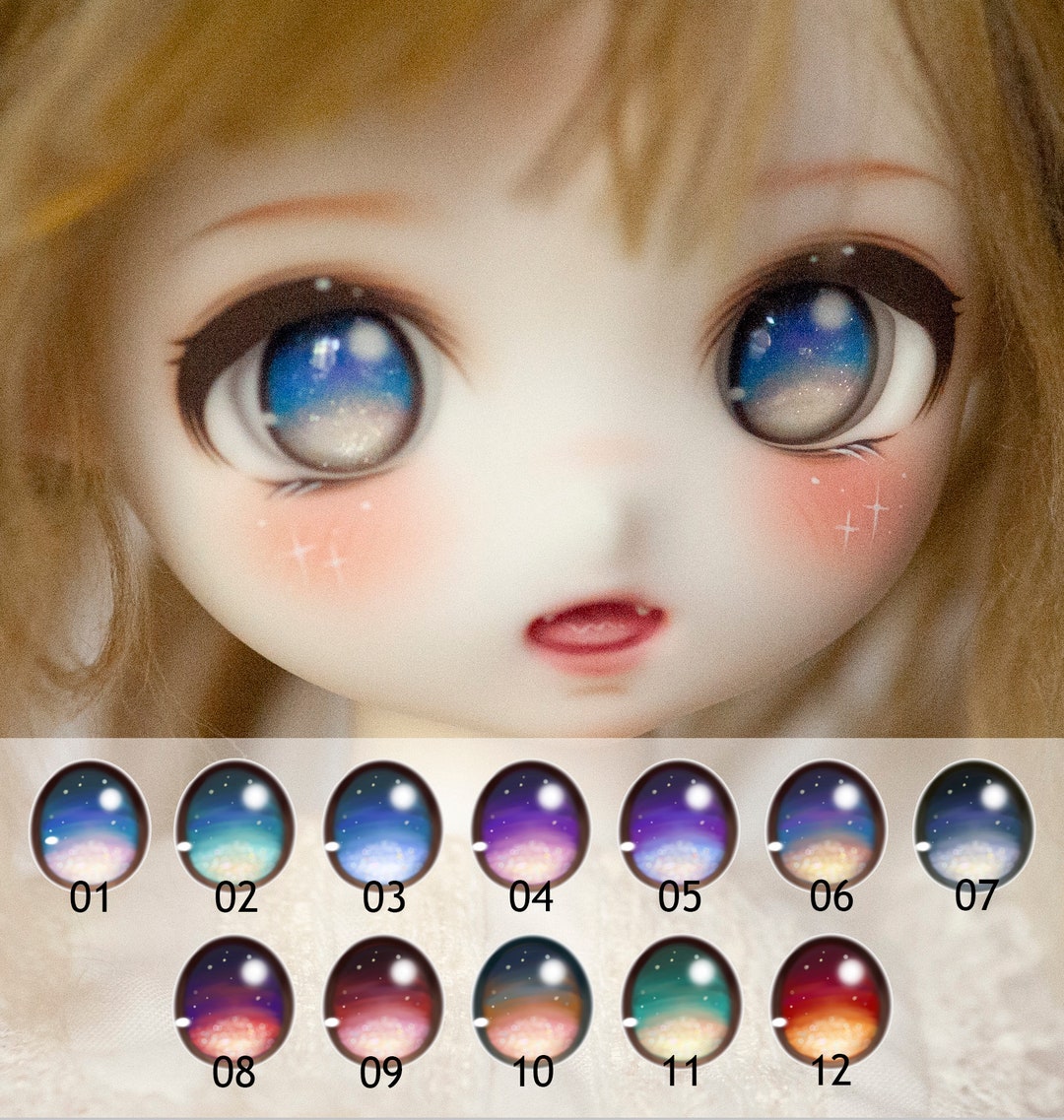 Anime Doll Eyes: Custom Resin Eyeballs for BJD, Volks, Obitsu ...