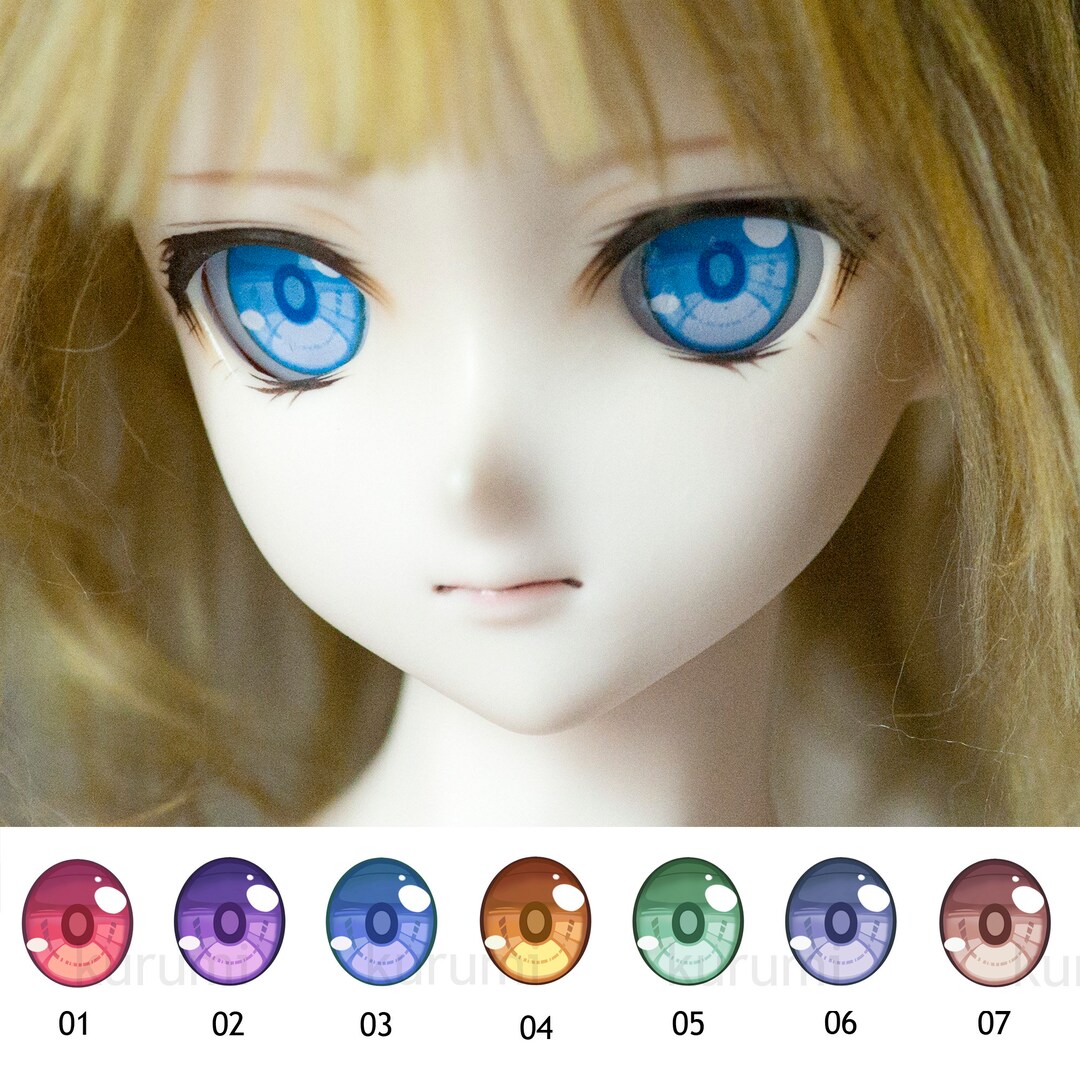 8mm to 26mm Resin Plaster Doll Eyes for Dream Dollfie Doll BJD Obitsu ...