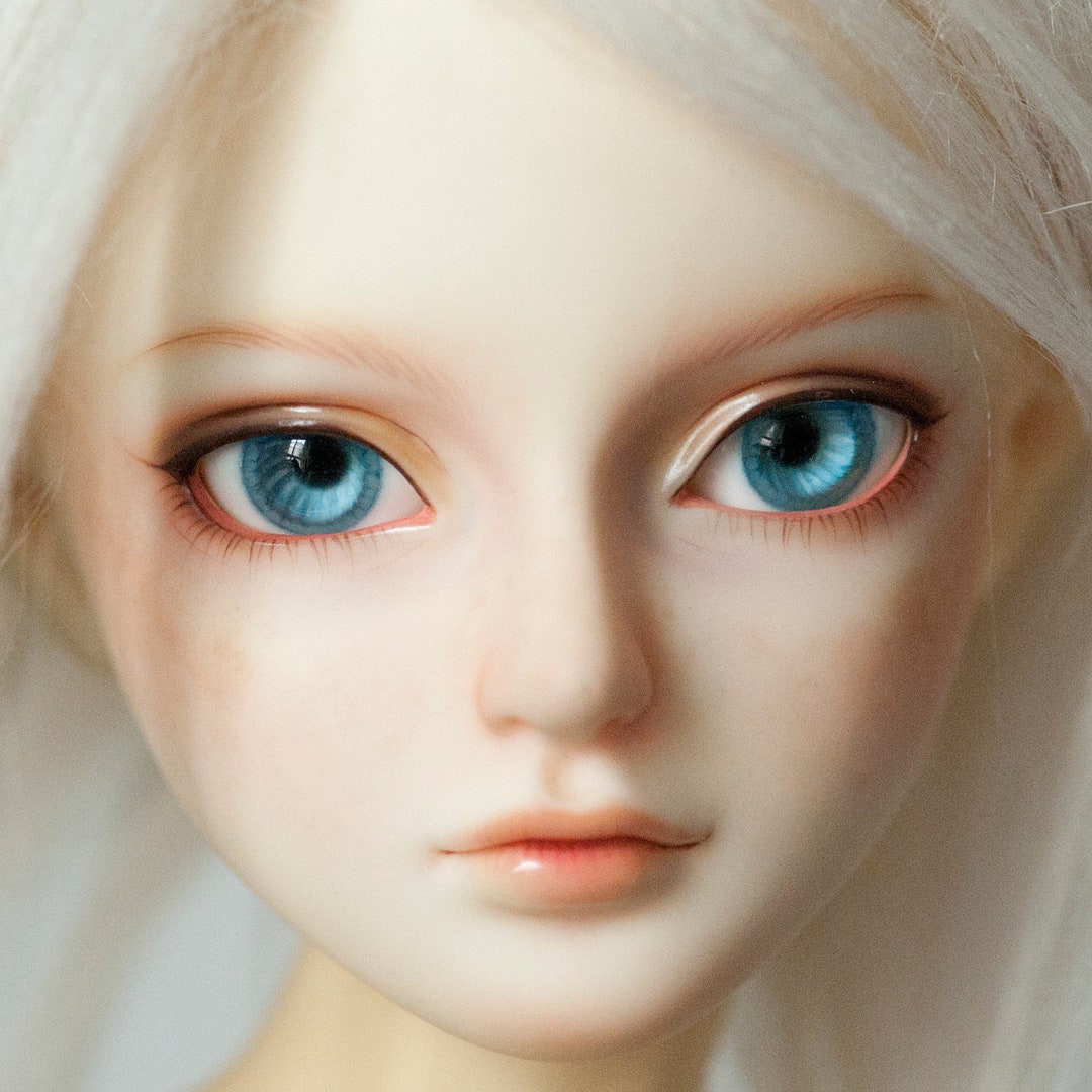 BJD Doll Eyes 12/14/16/18/20mm Blue Resin Eyes for 1/3 1/4 1/6 BJD Doll ...
