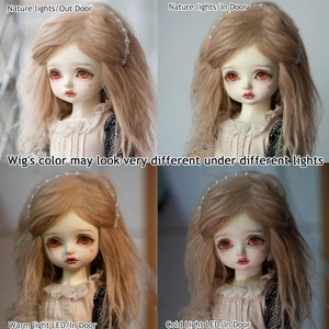 3.5-5" Mohair Doll Wig for Small Dolls Monster High Ever After High ...