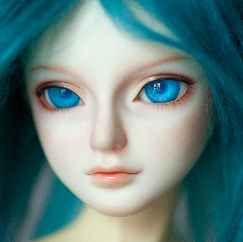 Handmade Cyan Blue Resin Doll Eyes: BJD Supplies (12-20mm) - Etsy