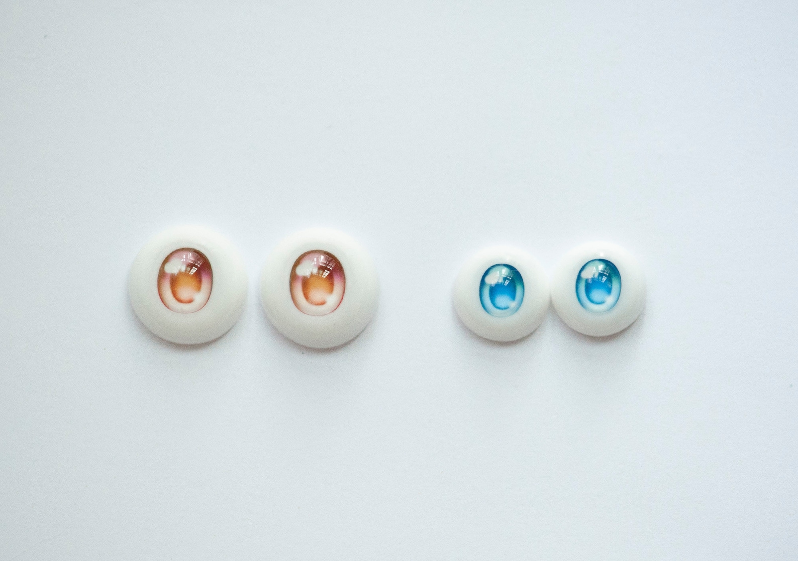 Anime Doll Eyes: Resin Plaster With Heart Shape Highligts (8mm-26mm) - Etsy
