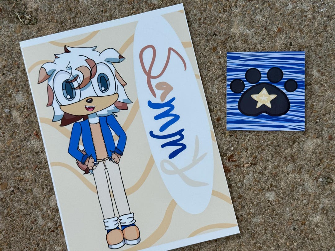 5x7 Print Sammy the Dog - Etsy