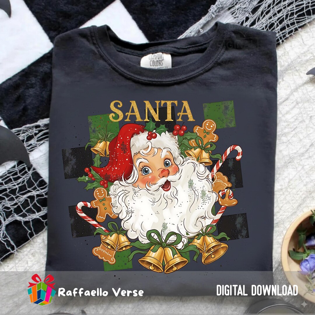 Checkered Santa Claus Png, Christmas Png Santa Claus Png,santa Claus ...