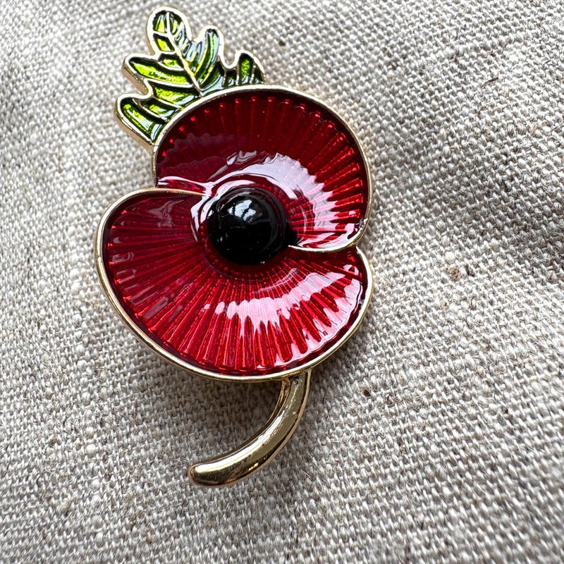 Poppy Badges and Pins - Etsy UK