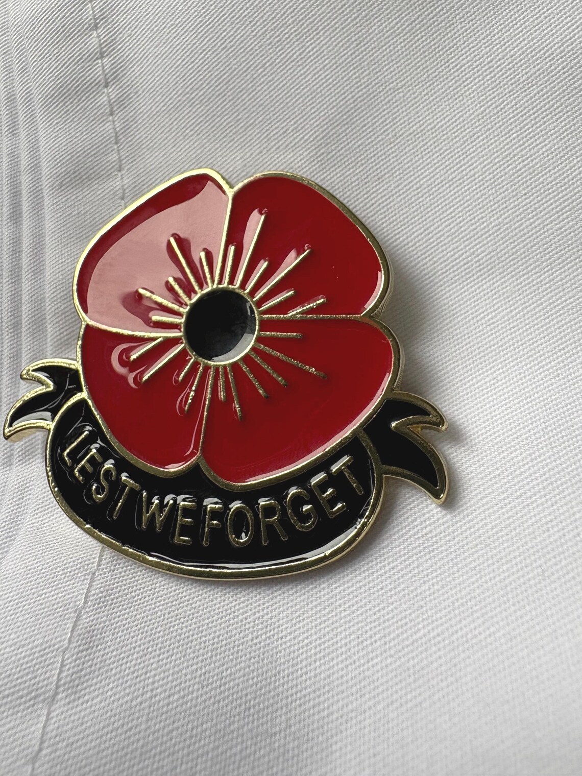 Poppy Pin Badges | Poppy Day Lapel Pin Brooch for Remembrance Day | UK ...