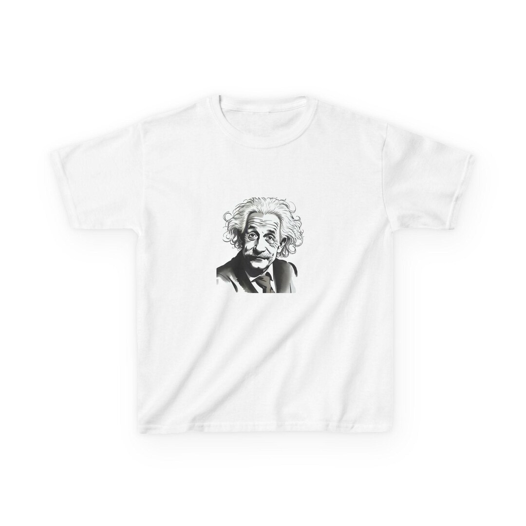 Einstein Inspired Kids Tee, Motivational Shirt for Children, Science ...