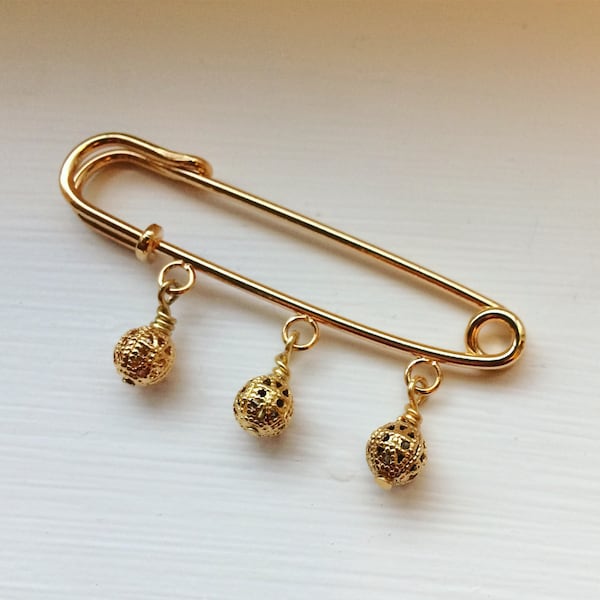 Fancy Safety Pin - Etsy