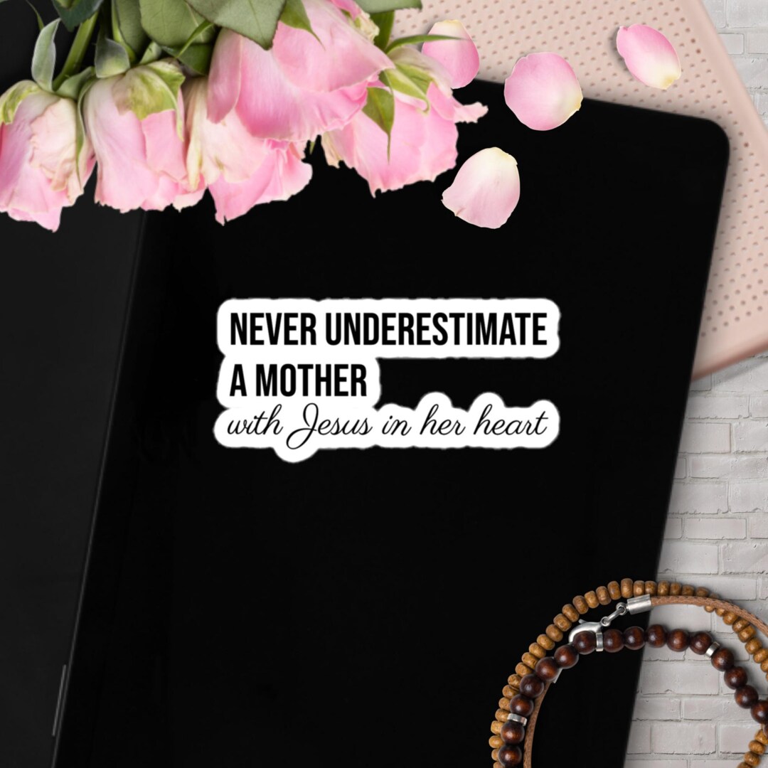 Christian Mom Vinyl Sticker - Faith Based Mothers Gift - Etsy