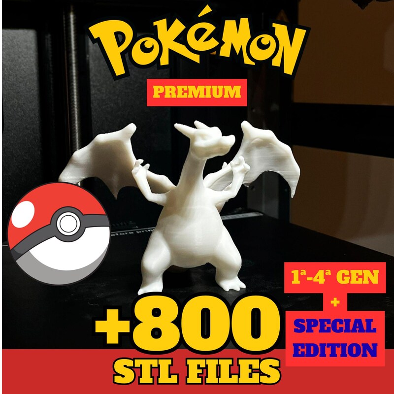 Pokemons Stl Files - Etsy