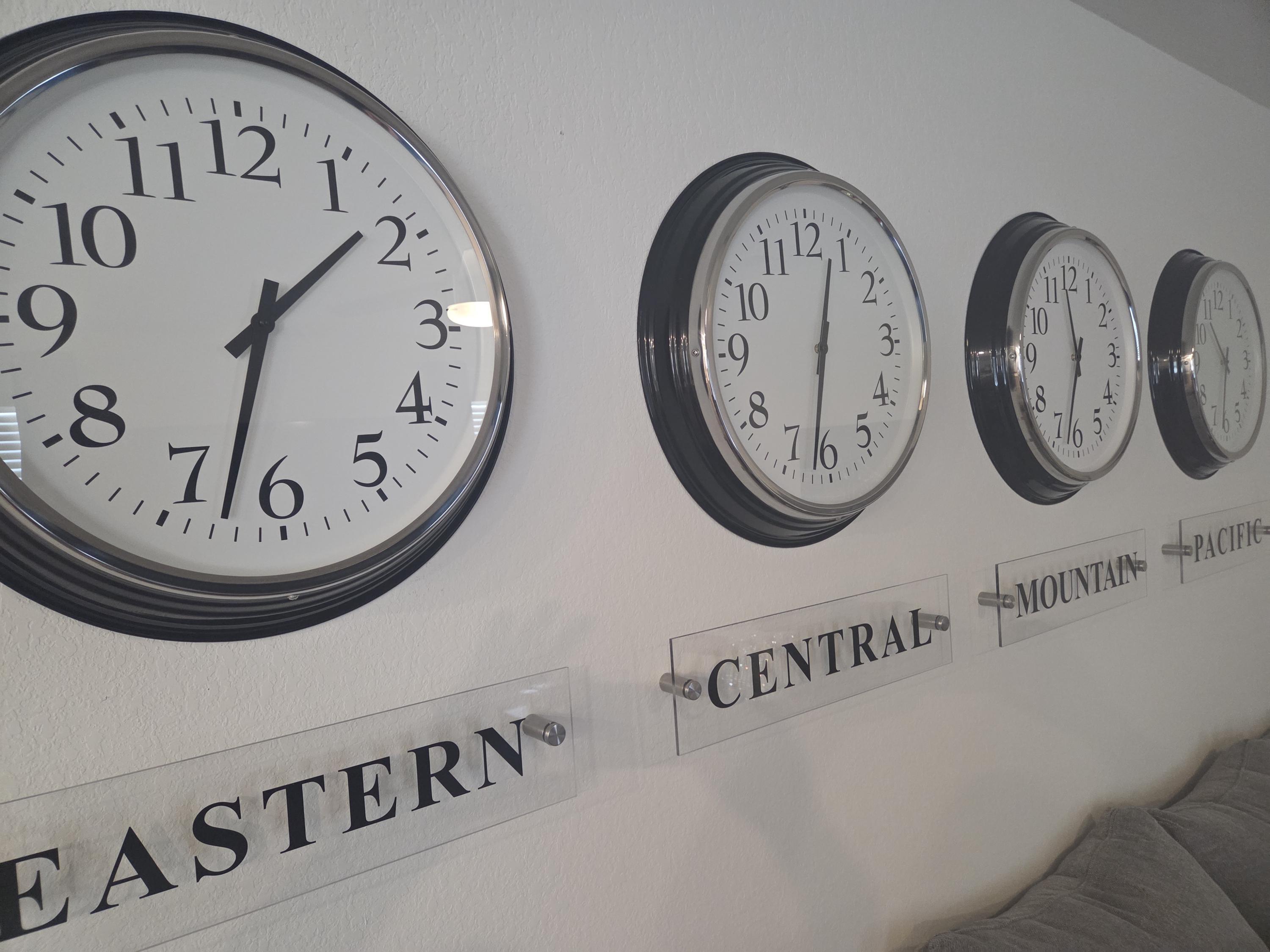 Sign, Clock, Time Zone, Timezones, Wall, Decor, Living Room, Office ...