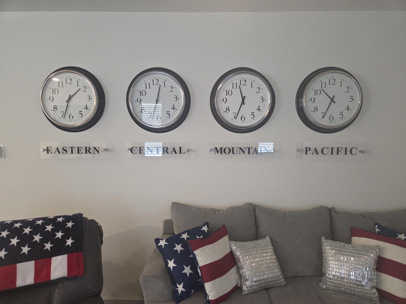 Sign, Clock, Time Zone, Timezones, Wall, Decor, Living Room, Office ...