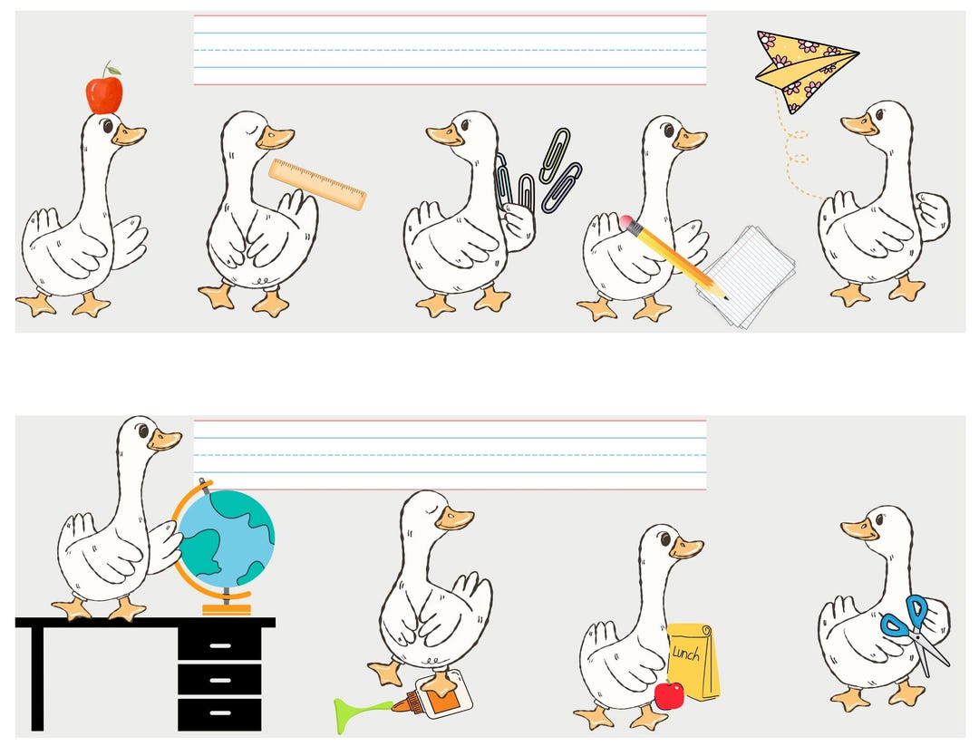 Silly Goose Name Tags for Student Desks - Etsy