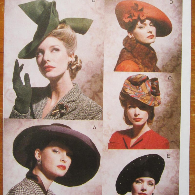 Vogue Hat Pattern - Etsy
