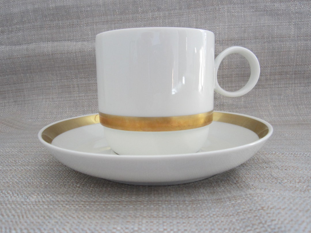 Rosenthal Duo Gold Cup and Saucer Studio Linie Germany Designer ...