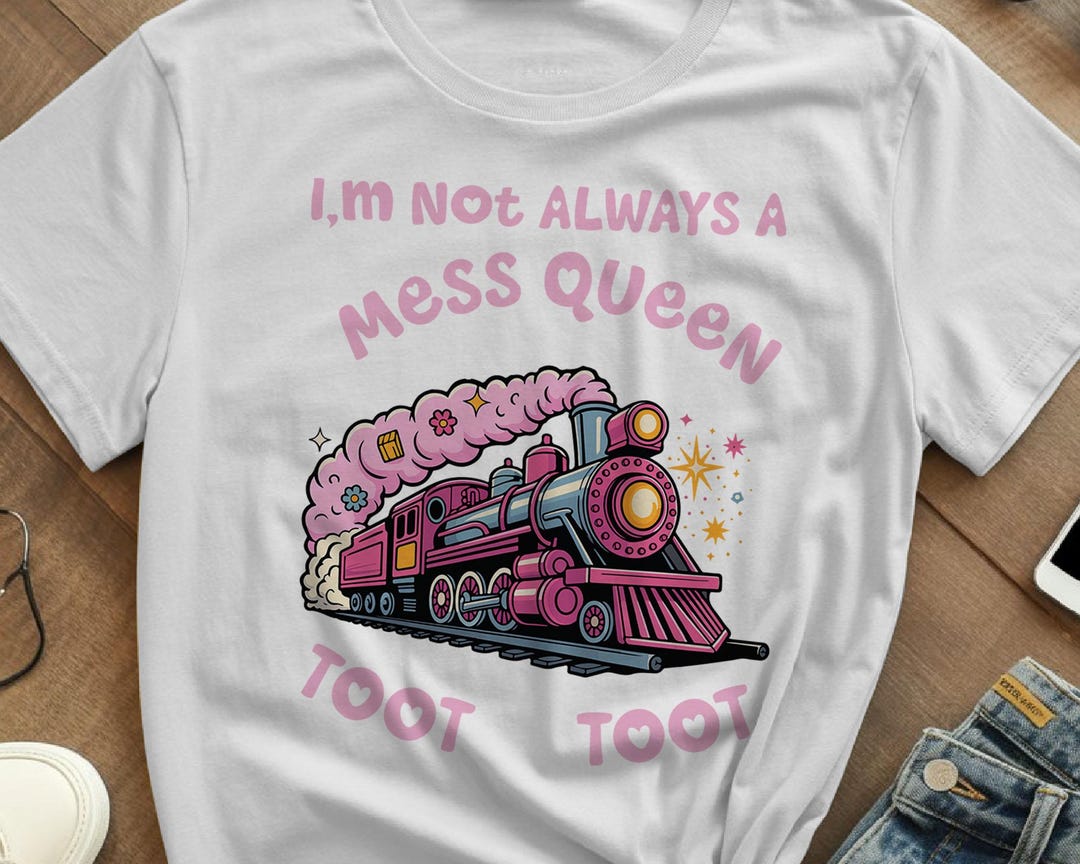 Spooky Pink Train SVG: Funny Halloween Toot Toot Design (digital ...