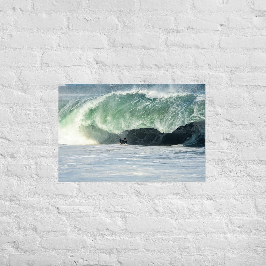 The Wedge Bodyboarding Photo Print: Newport Beach Wave Surf Poster - Etsy