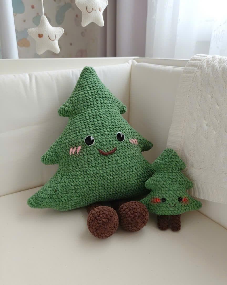 Christmas Tree Plush Crochet Pattern, Amigurumi Holiday Decor PDF for ...