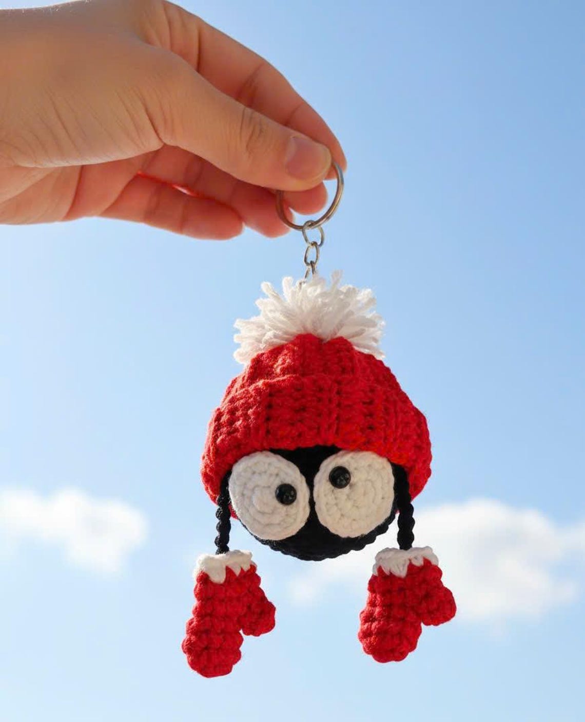 Christmas Black Soot Sprite Crochet Pattern, Amigurumi Holiday Decor ...