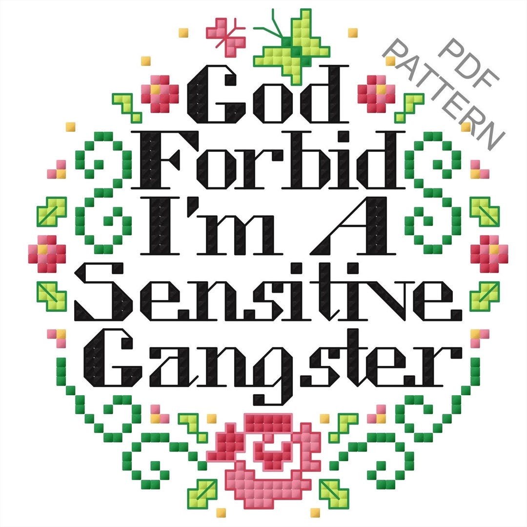 Amaya Papaya Sensitive Gangster Love Island Quote Downloadable Cross ...