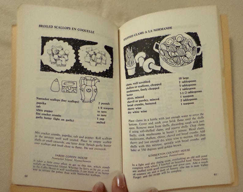 Treasured Recipes of Country Inns. Rustic 1970s Cookbook. Farmhouse ...