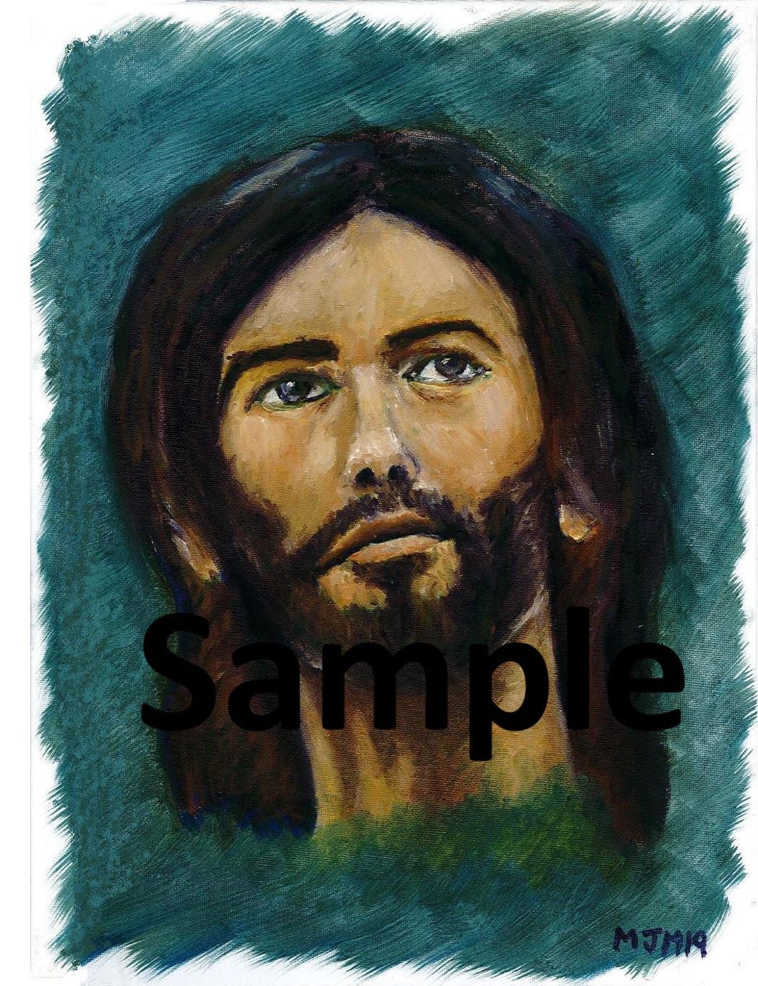 Original Oil Painting of Jesus Christ [8x10 Print] - Etsy