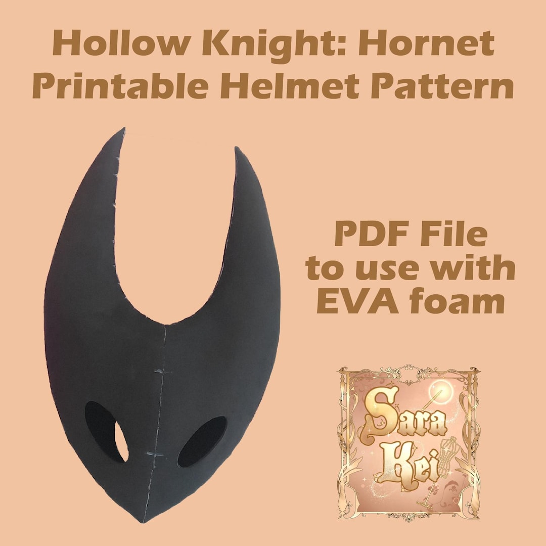 Hollow Knight - Hornet Helmet Mask Pattern - Etsy