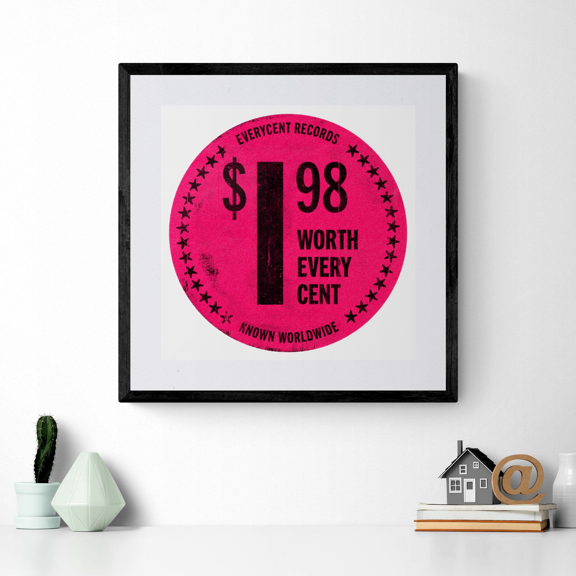 Record Cover Sticker Art Print Vinyl Art Easy Listening - Etsy