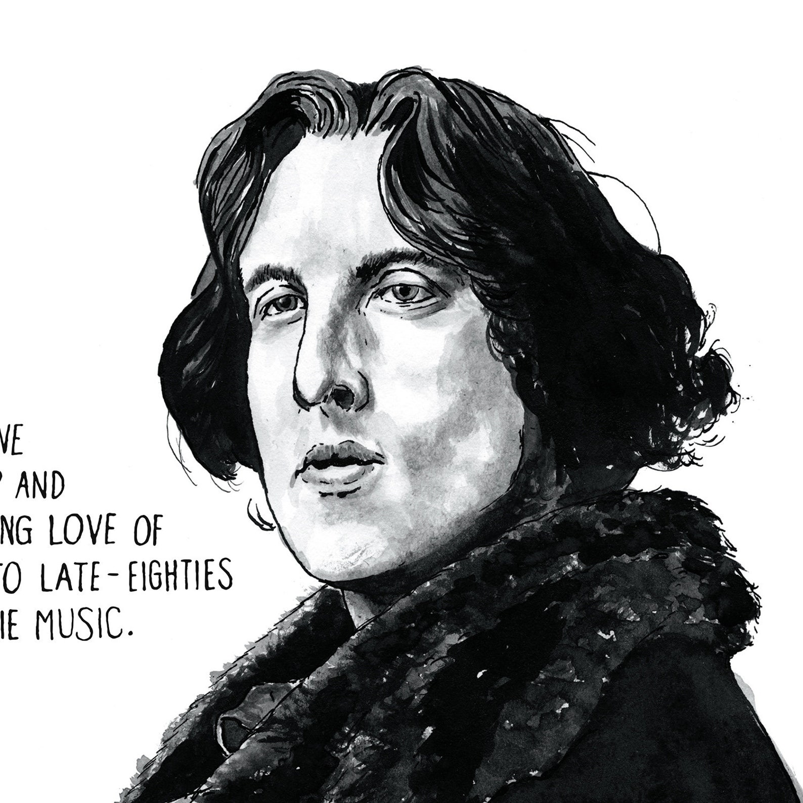 Oscar Wilde Portrait Poster Print as Seen on Hbo's - Etsy UK