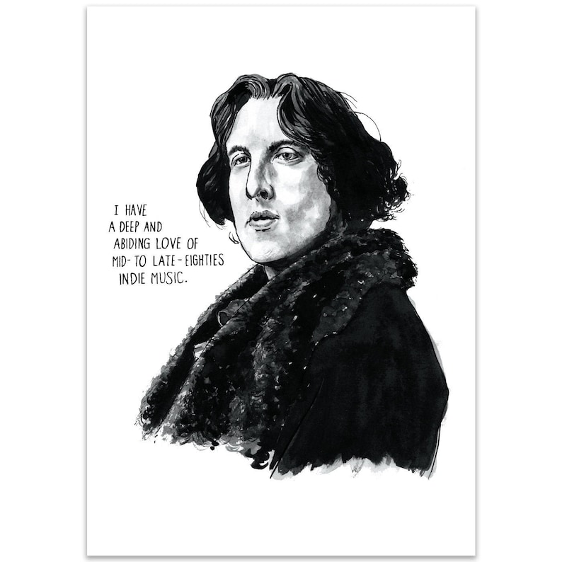 Oscar Wilde Portrait Poster Print as Seen on Hbo's - Etsy UK