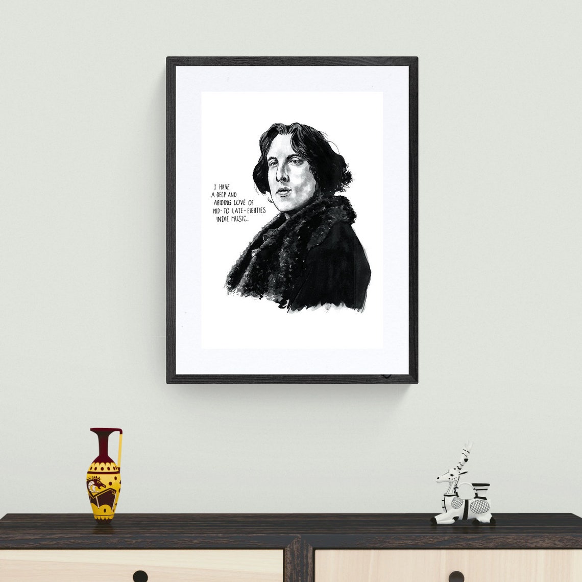 Oscar Wilde Portrait Poster Print as Seen on Hbo's - Etsy UK