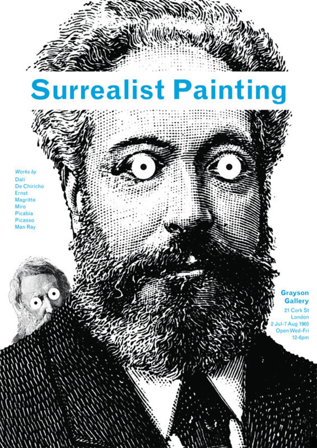 Surrealist Poster Print: Painting Exhibition Announcement - Etsy