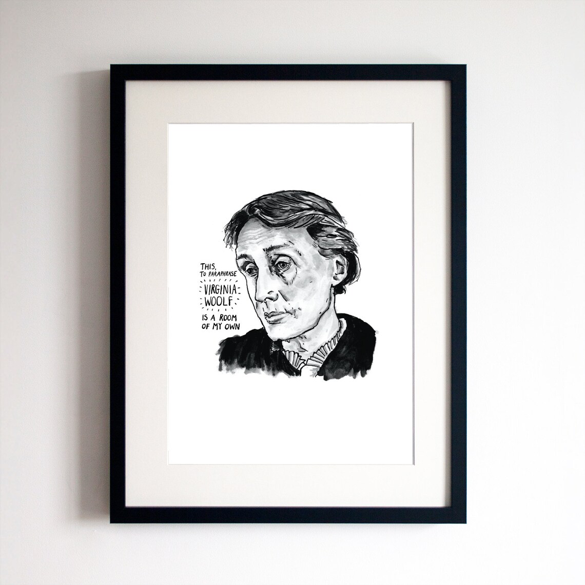 Virginia Woolf Poster Print Great Writers - Etsy