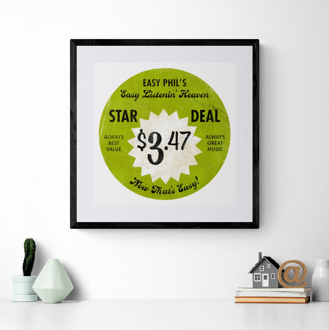 Album Cover Sticker Art Print Vinyl Art Easy Listening Music - Etsy